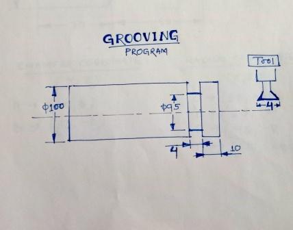 CNC lathe grooving program | CNC Programming For Beginners